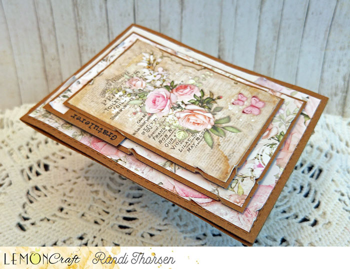 Kartki z kolekcji Yesterday - Cards from Yesterday collection | Lemoncraft