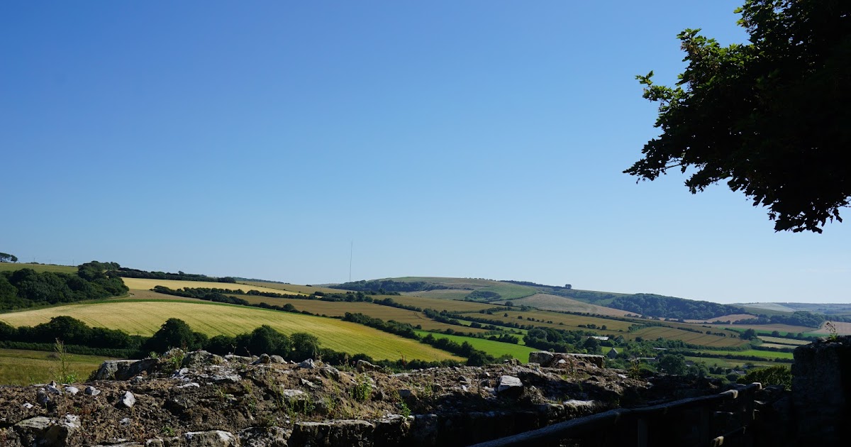 Milly Jane Maven: A view from the ramparts at Carisbrooke Castle, Isle ...