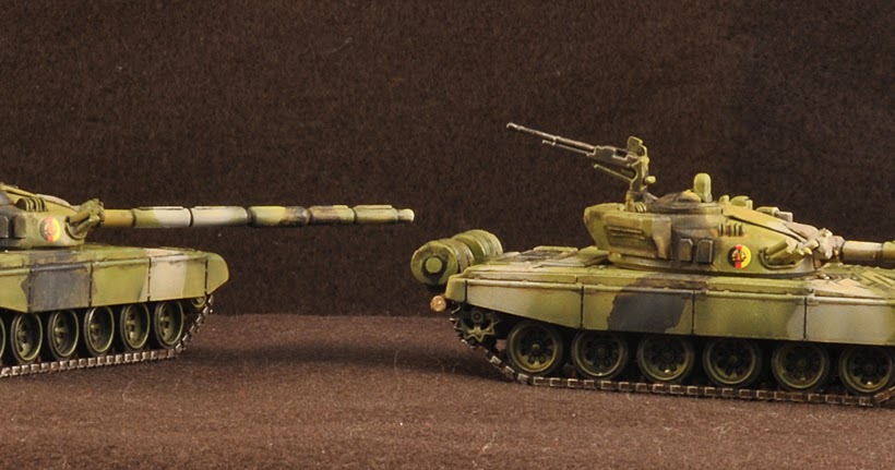 Miniature Ordnance Review: East German T-72 Company - DONE!