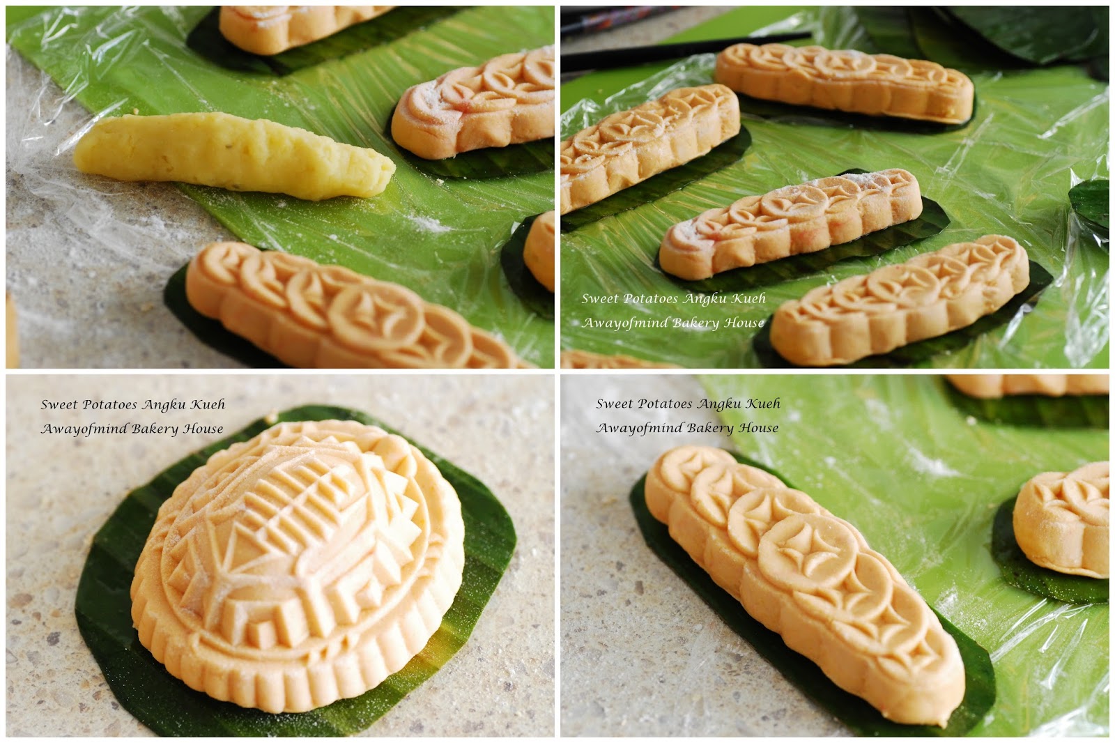 Awayofmind Bakery House: Sweet Potatoes Angku Kueh (Red Tortoise Cake) 2016