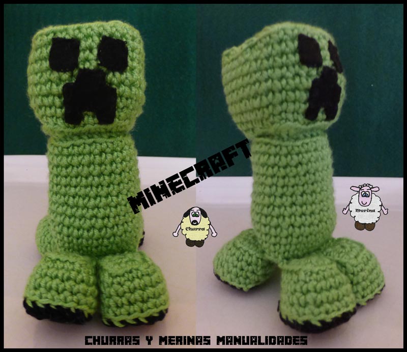 Churras y Merinas Manualidades: Set Minecraft Reto 65 | Ganchillo ...