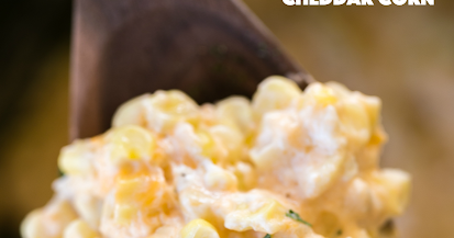 Slow Cooker Cheddar Corn