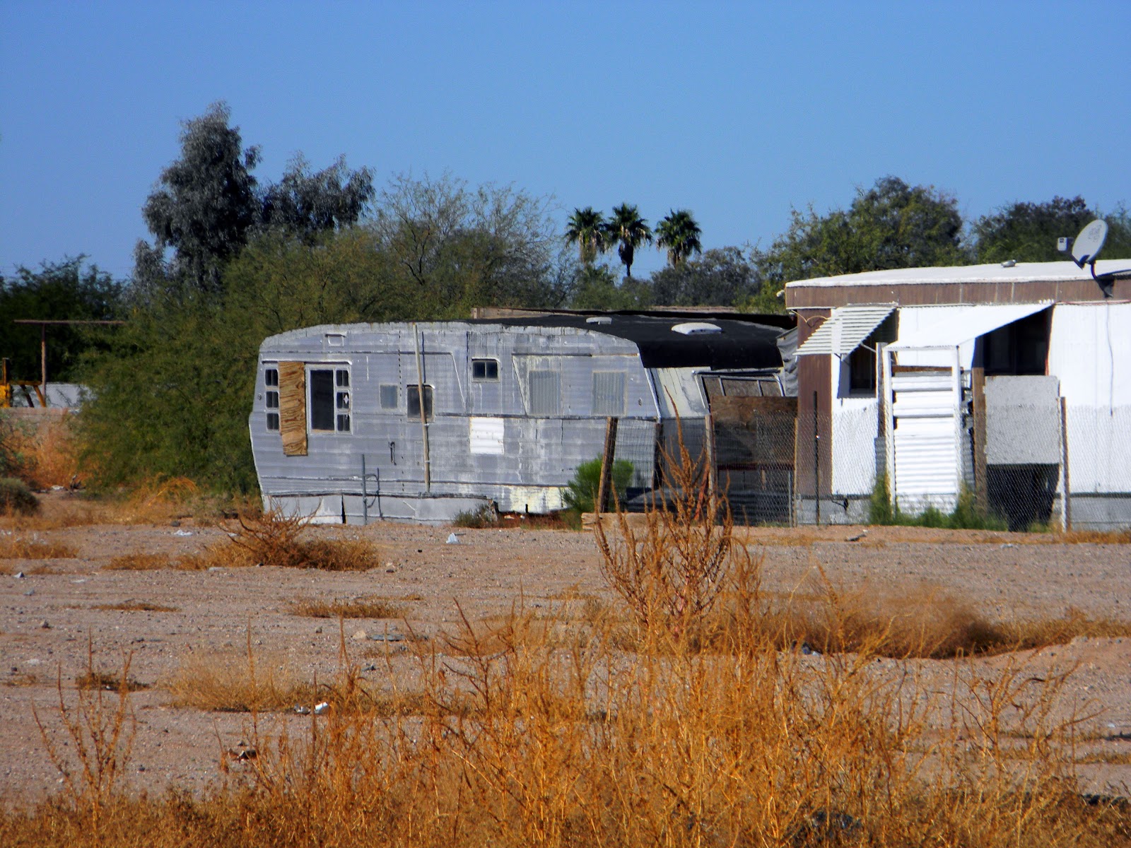 Trailer Graveyard: Abandoned Trailers