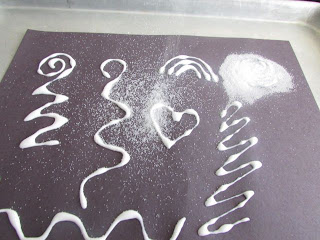 A Little Artsy & A Little Craftsy: Raised Salt Art