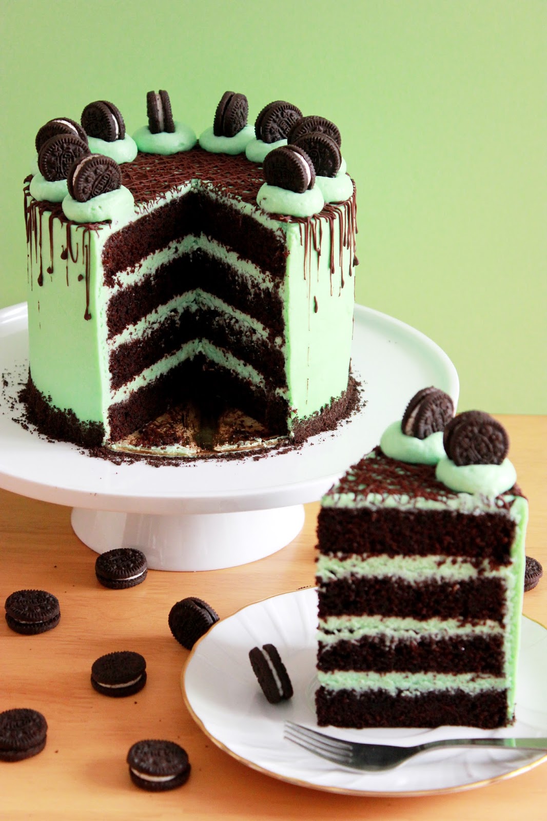 Kiara`s cakes: Tarta de Oreo, chocolate y menta / Oreo Chocolate Mint Cake