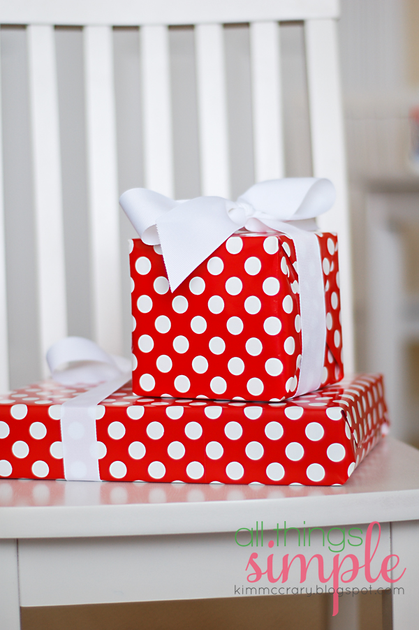 all things simple: the 12 days of [simplifying] Christmas: wrap it up