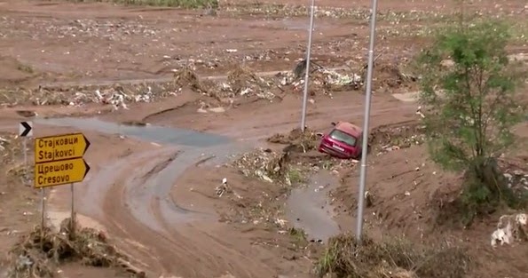 Unwetter in Makedonien fordert 21 Opfer