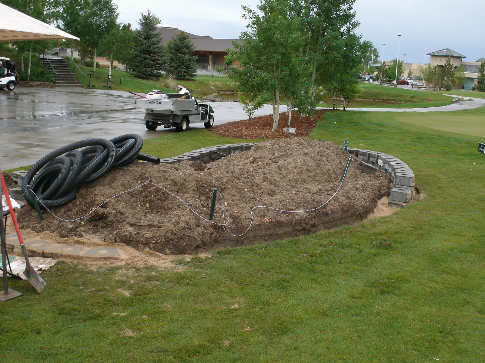 The Broadlands Golf Course Maintenance Update: Clubhouse planter bed