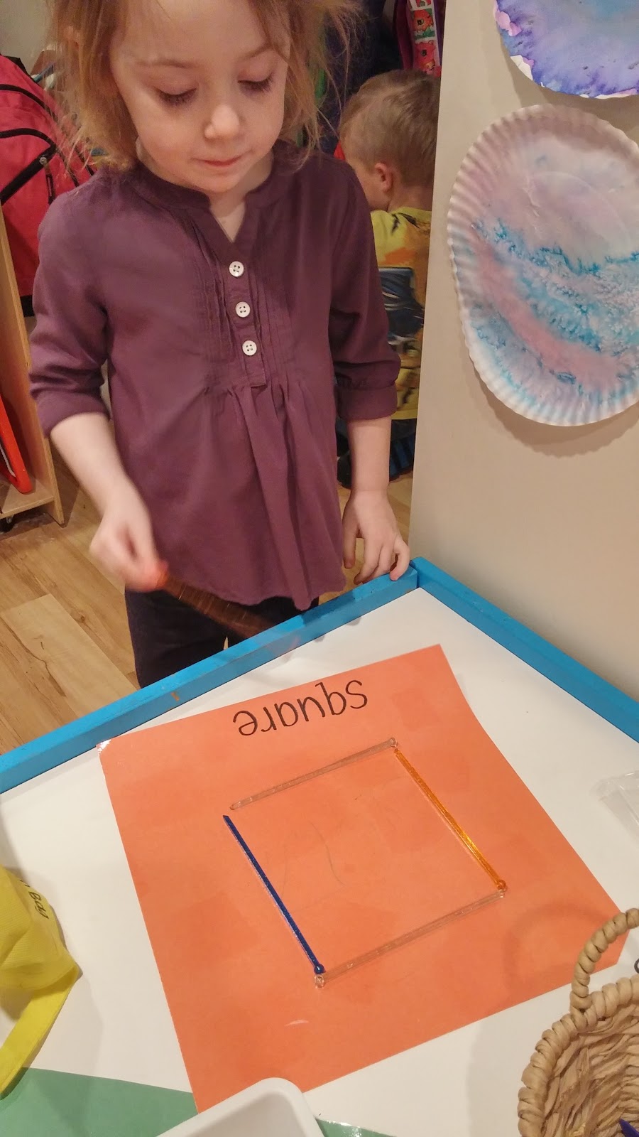 hands & heart learning: Shapes from our Math Bags