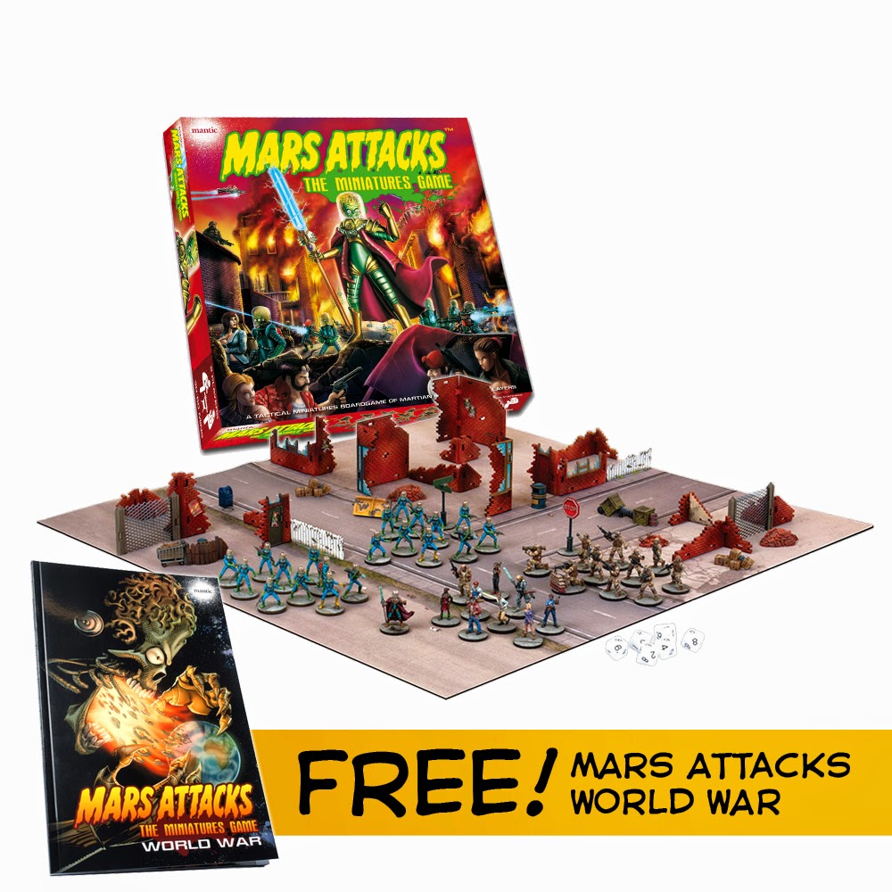 Tabletop Fix: Mantic Games - Mars Attacks Whacky World War