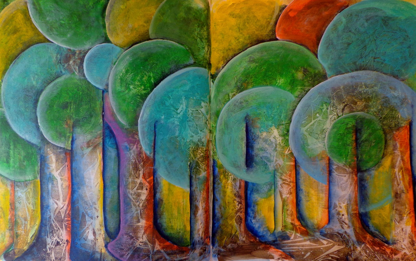 Plays With Pencils: Tree #145/10,000: a series of hand-drawn arcs and ...