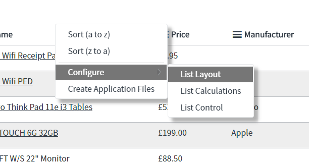 Configure columns to display in popup on reference field