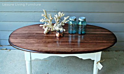leisure living: Two Toned Coffee Table