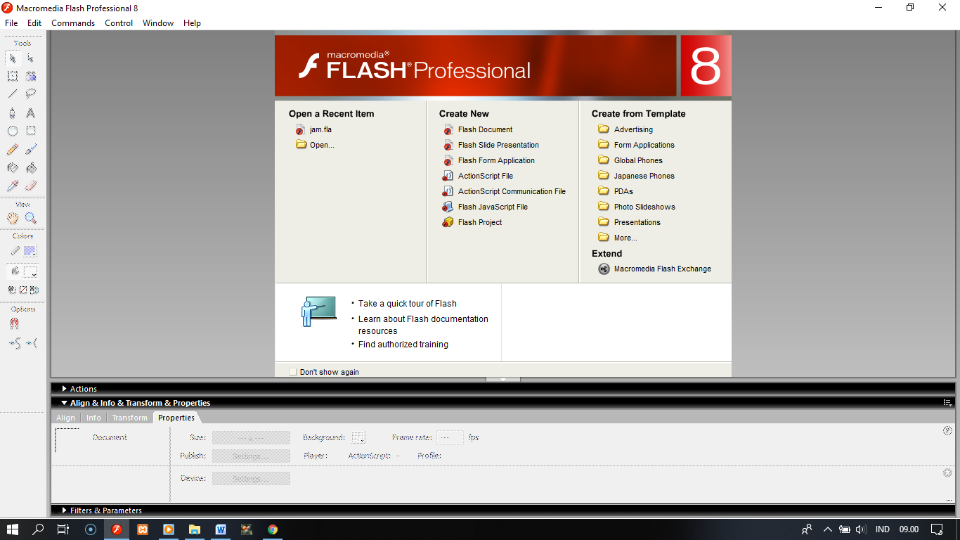 cara membuat jam analog dengan MACROMEDIA FLASH 8 cara membuat jam analog dengan MACROMEDIA FLASH 8