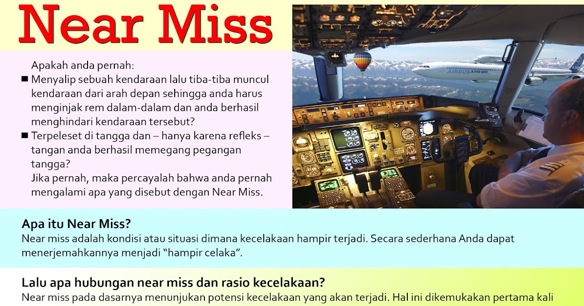 Hubungan Near Miss dengan Rasio Kecelakaan