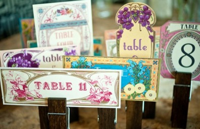 THINGS {SHE} LOVES: Eye Candy: Stylish Table Numbers