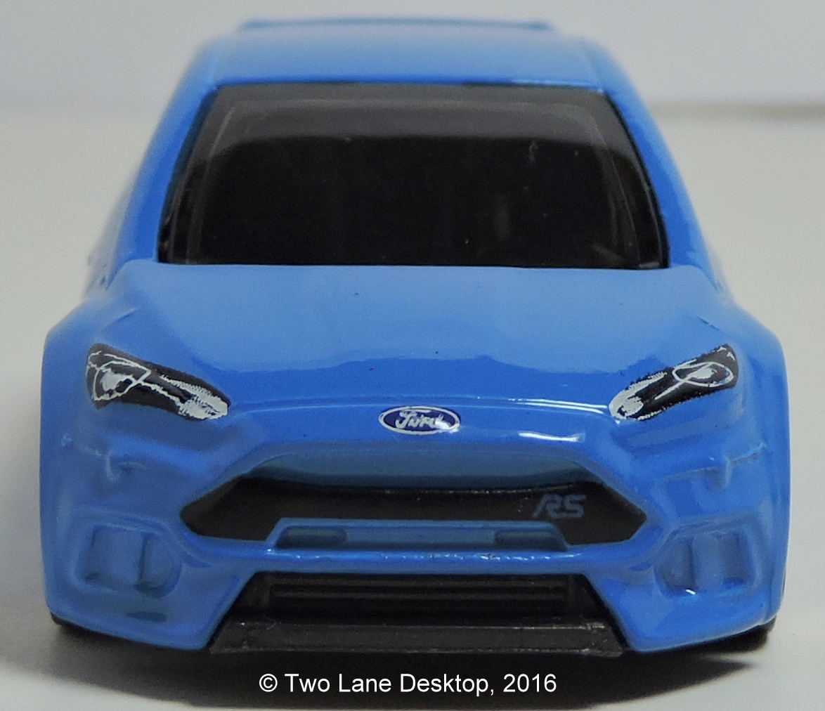 Hot Wheels 2009 and 2016 Ford Focus RS