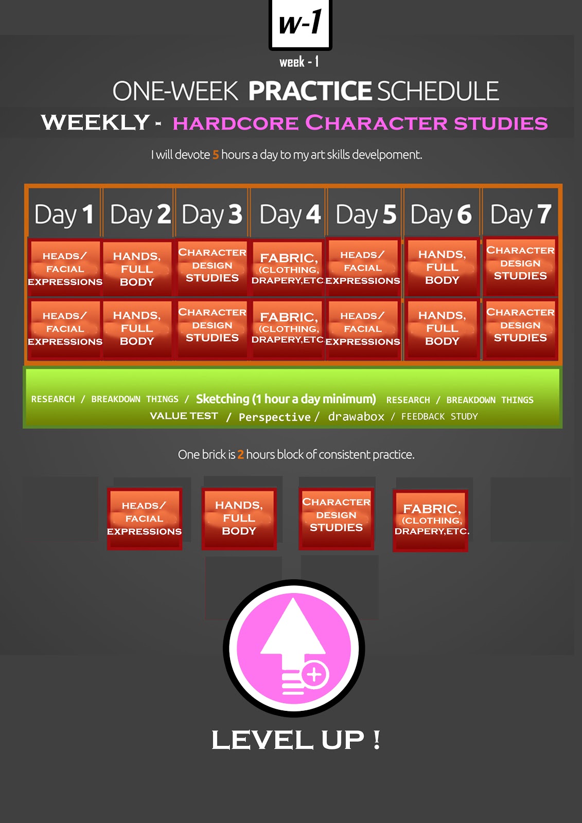[6]._Weekly Schedule Art Practice