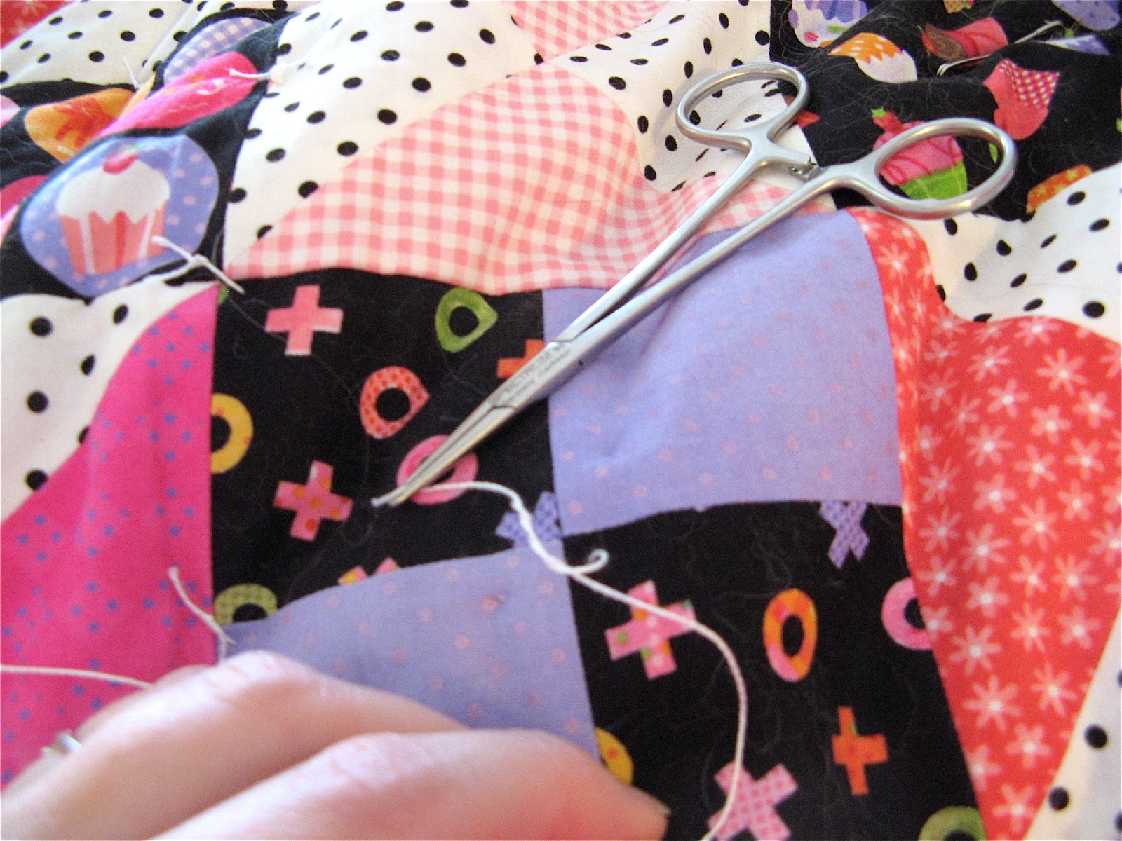 Sew Fabulous Quilt Shop: Tutorial - How To Hand Tie A Quilt