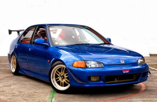 Inspirasi Keren Modifikasi Honda Civic Genio Warna Biru