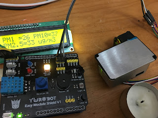 小p老師的教具工房: YWROBOT EMS + PMS3003 pm2.5 sensor
