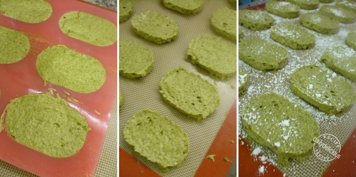 dailydelicious: Green tea Dacquoise: Delicious sandwich cookies
