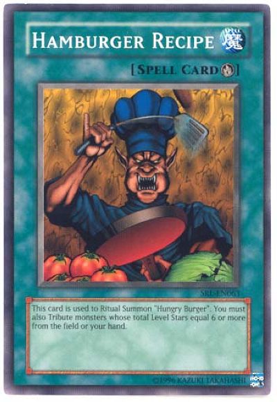 A Card for the Day: Hungry Burger - Yu-Gi-Oh!