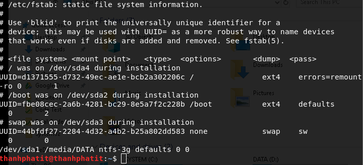 Hướng dẫn Mount Map Network Drive trên Linux