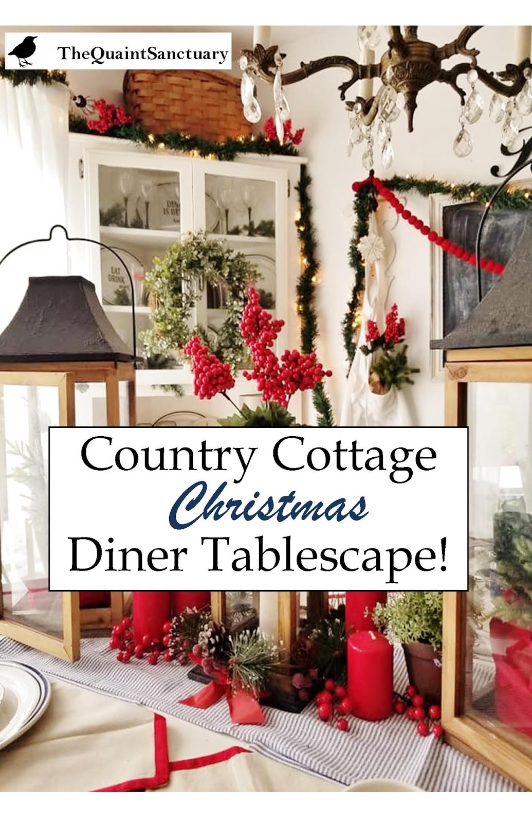 The Quaint Sanctuary: { Country Cottage Vintage Christmas Diner ...