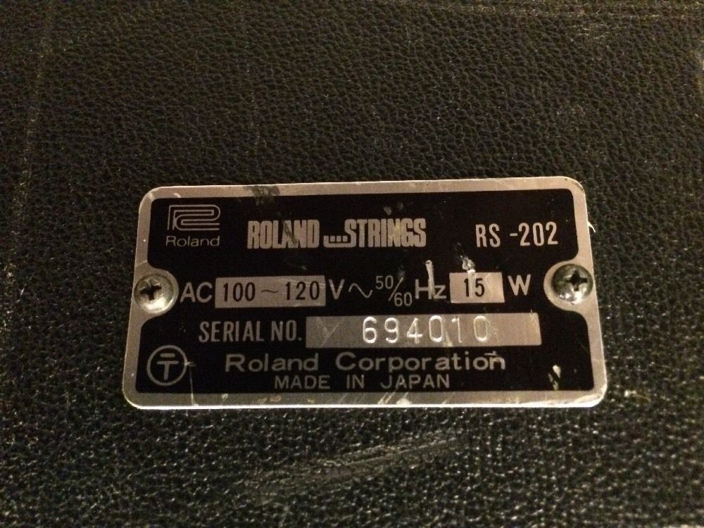 MATRIXSYNTH: Roland RS-202 Strings SN 694010