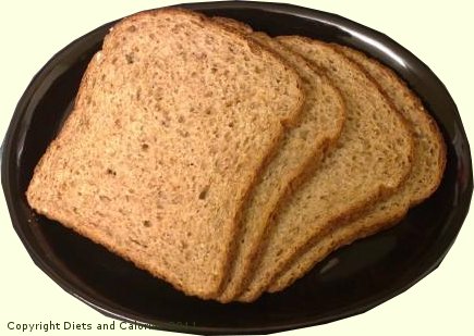 HIgh Bran Bread Slices