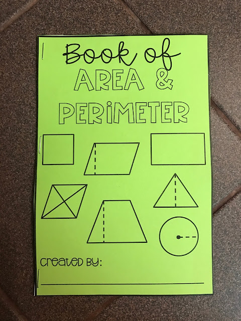 Editable Area and Perimeter Foldable | Mrs. Newell's Math
