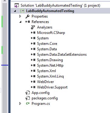 Setting Up Visual Studio Environment for Selenium