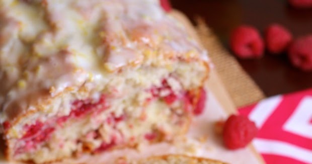 Eat Cake For Dinner: Lemon Raspberry Zucchini Bread with Lemon Glaze