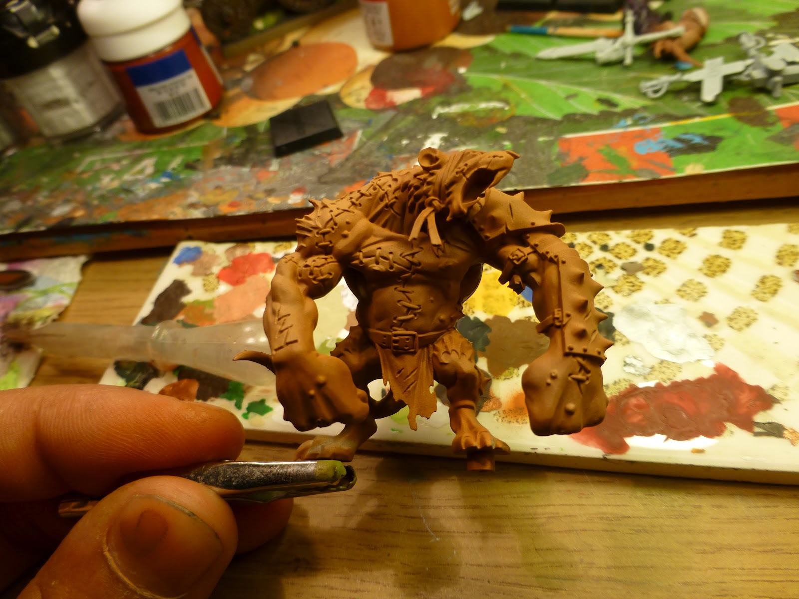 The Old Painter Games: Rattogre dall'Isola del Sangue / Skaven Rat ...