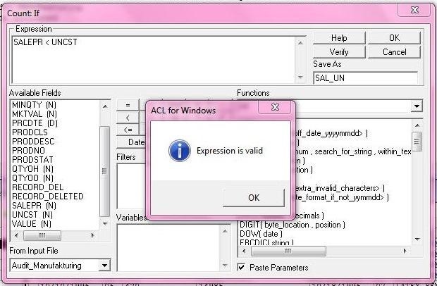ACL (Audit Command Language)
