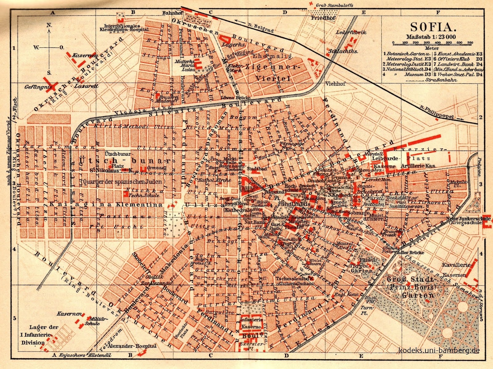 Rerum Romanarum: Mappa di Sofia (1908)