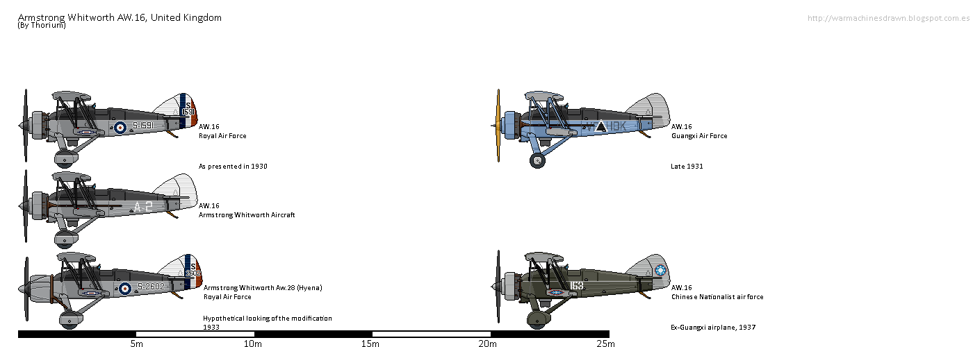 War Machines Drawn: Armstrong Whitworth A.W.16