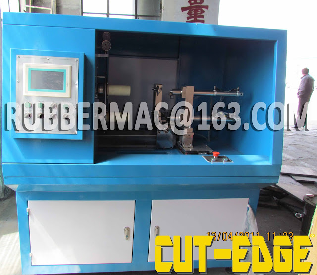Rubber Gasket Cutting Machine; Silicone Rubber washer cut machine; Flat ...