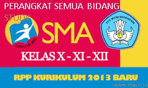 RPP SMA K13 EDISI REVISI SEMUA BIDANG STUDY - Mitra Guru