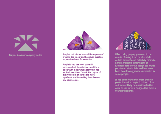 Studio Practice: basic layout-leflet