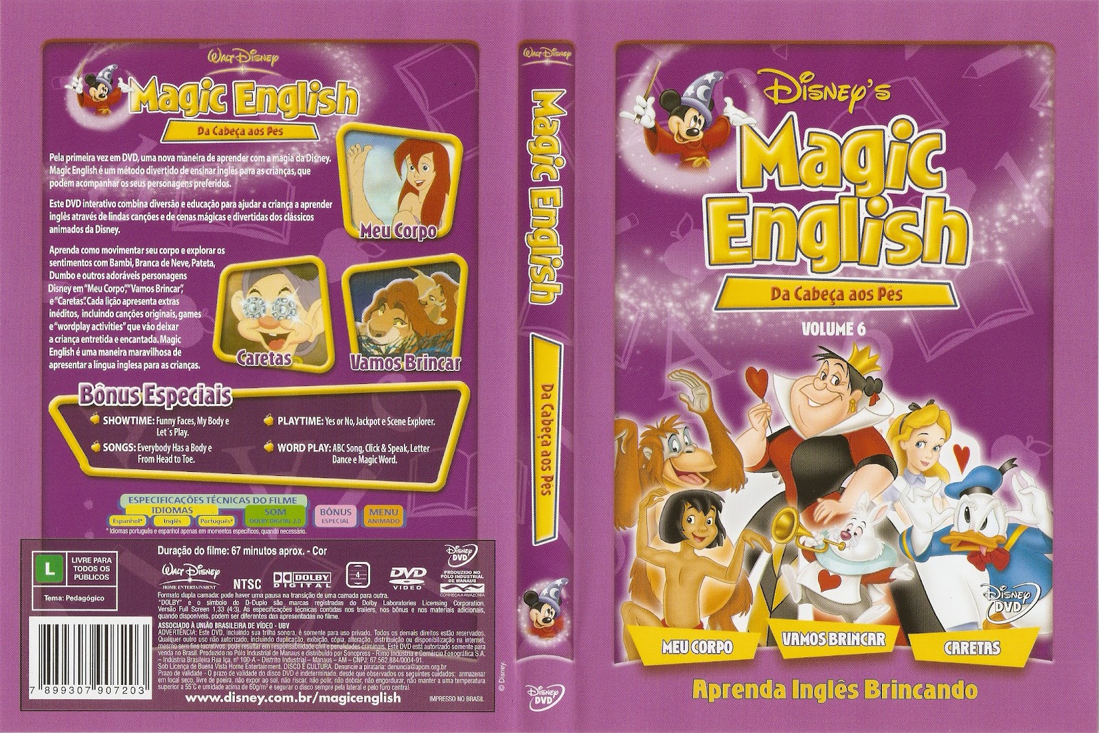 K&K Multimídia: Coleção Magic English - Walt Disney’s (8 Volumes)