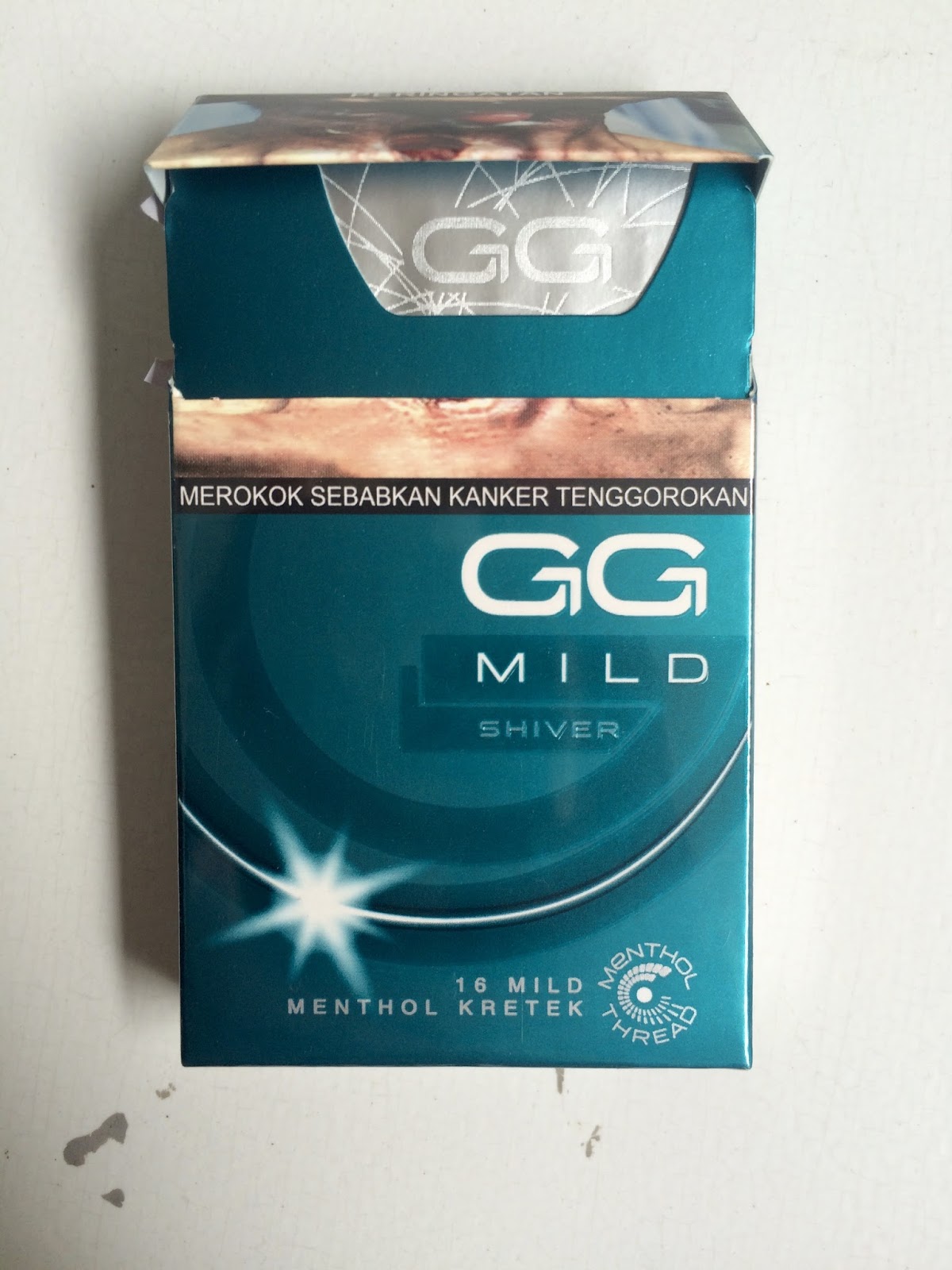 GG Mild Shiver, Rokok Mild dengan Menthol Thread Pertama dari Gudang Garam