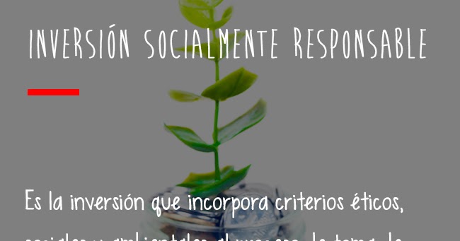 Inversión socialmente responsable