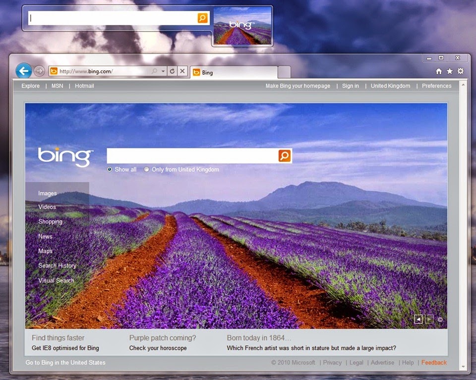 The Best Gadget To you: Bing Windows Gadget
