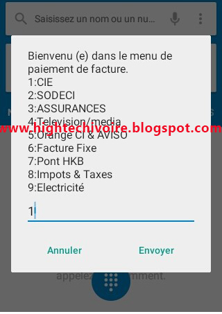 Côte d'Ivoire High-Tech : Paiement de facture d'électricité avec un ...