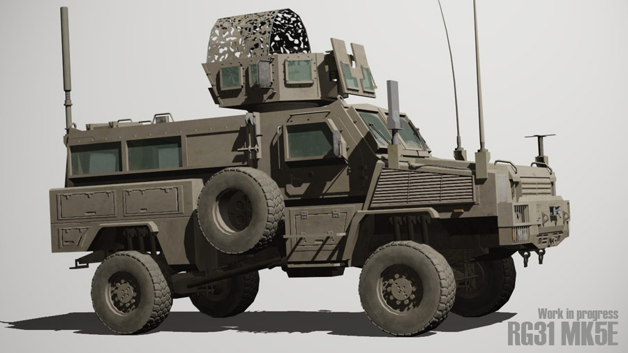 MRAP - RG-31 Mk5E の開発中画像が公開 | 弱者の日記^^ - Arma 3 MODとアドオン紹介