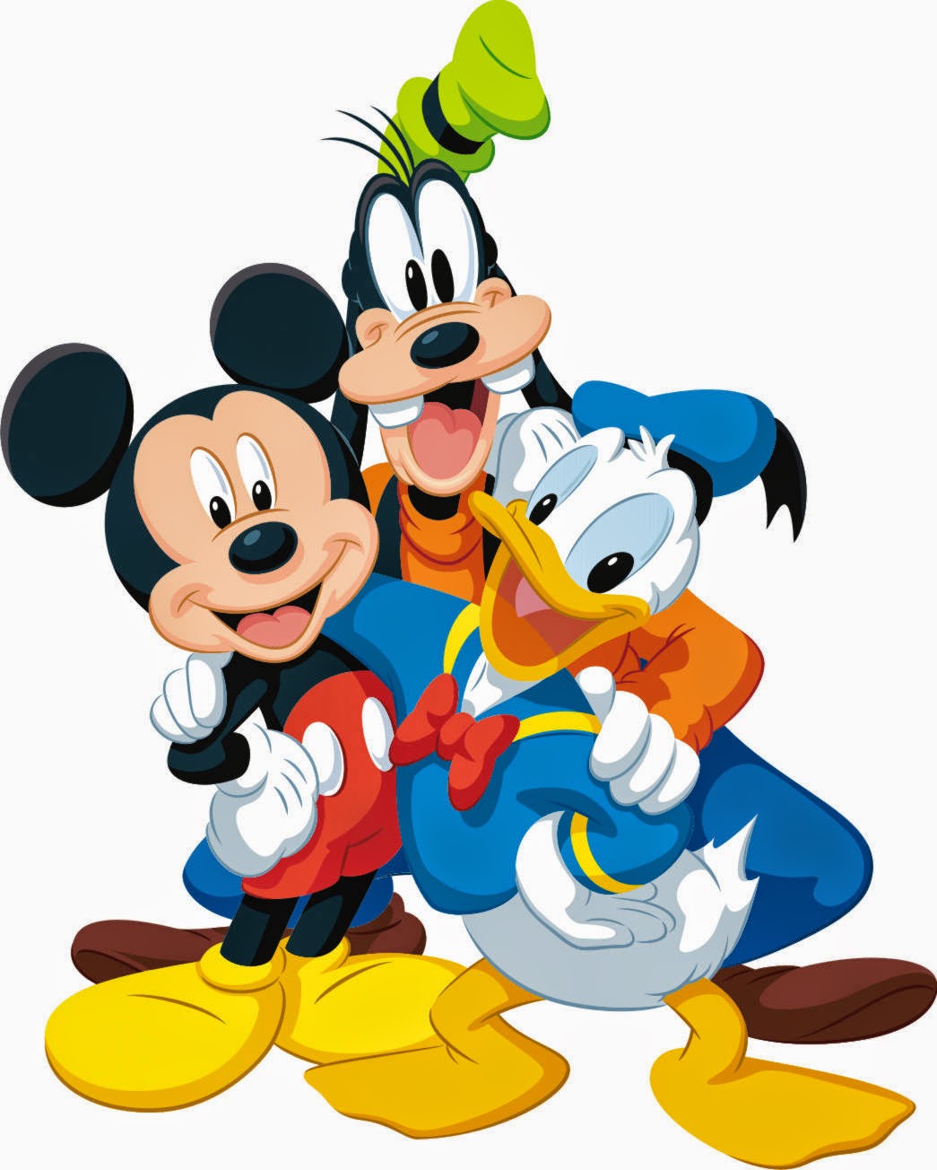 Vetor CDR Free: Mickey, Pateta e Donald
