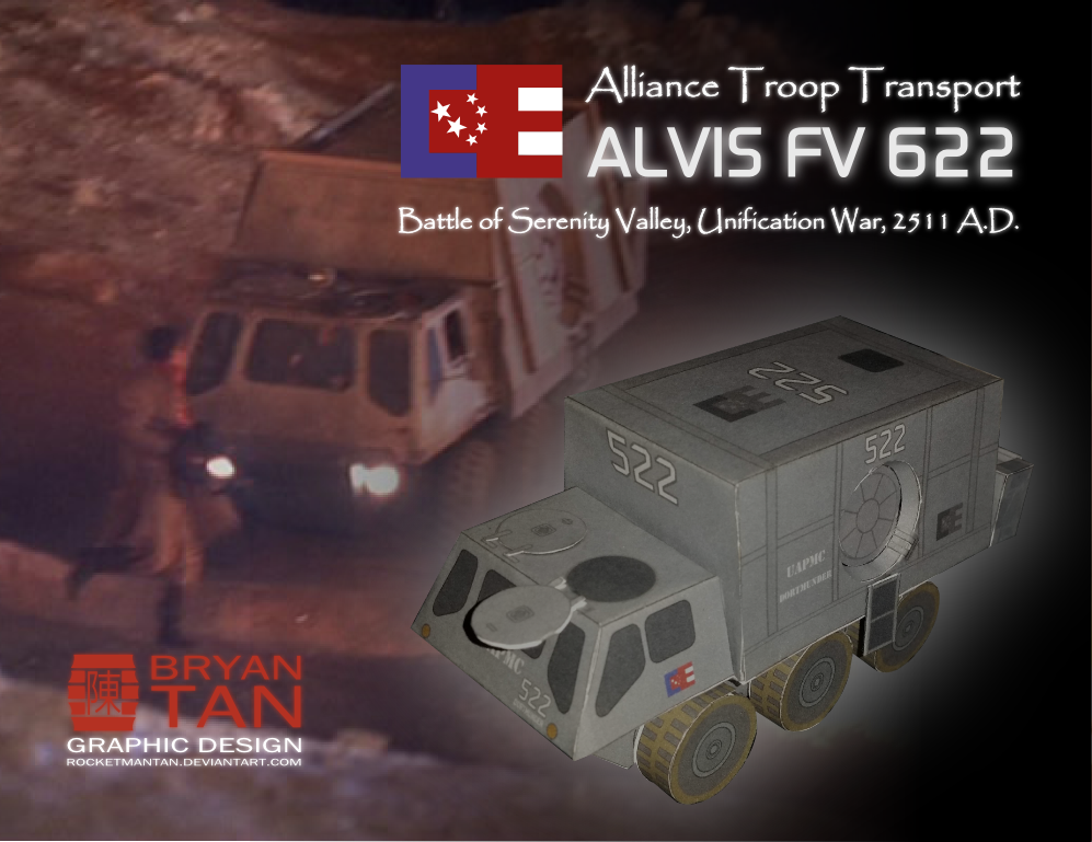 Firefly - Alliance Troop Transport Papercraft | Papercraft Paradise ...