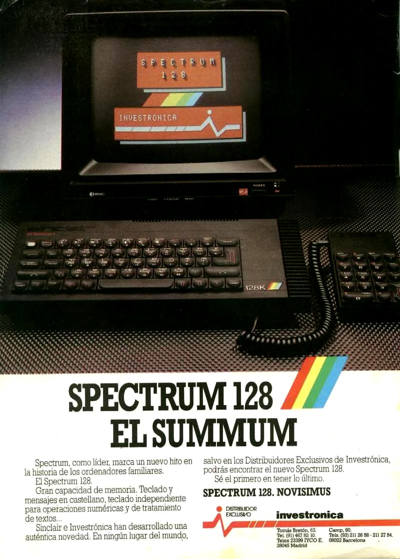 Informatica Viejuna: Spectrum 128